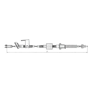 Guaya Embrague Chevrolet Sail 2012 (Cable Plastificado) 24105069-Y ...